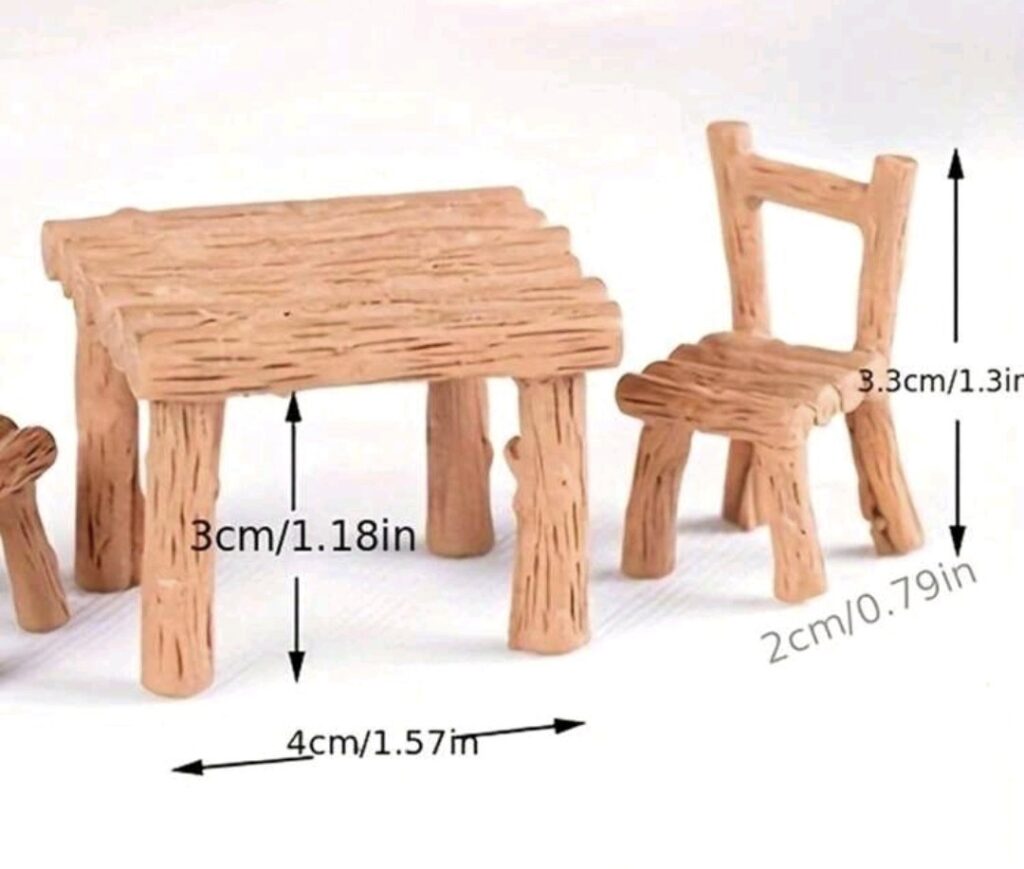 Mini table and chair set – The Plant Lady