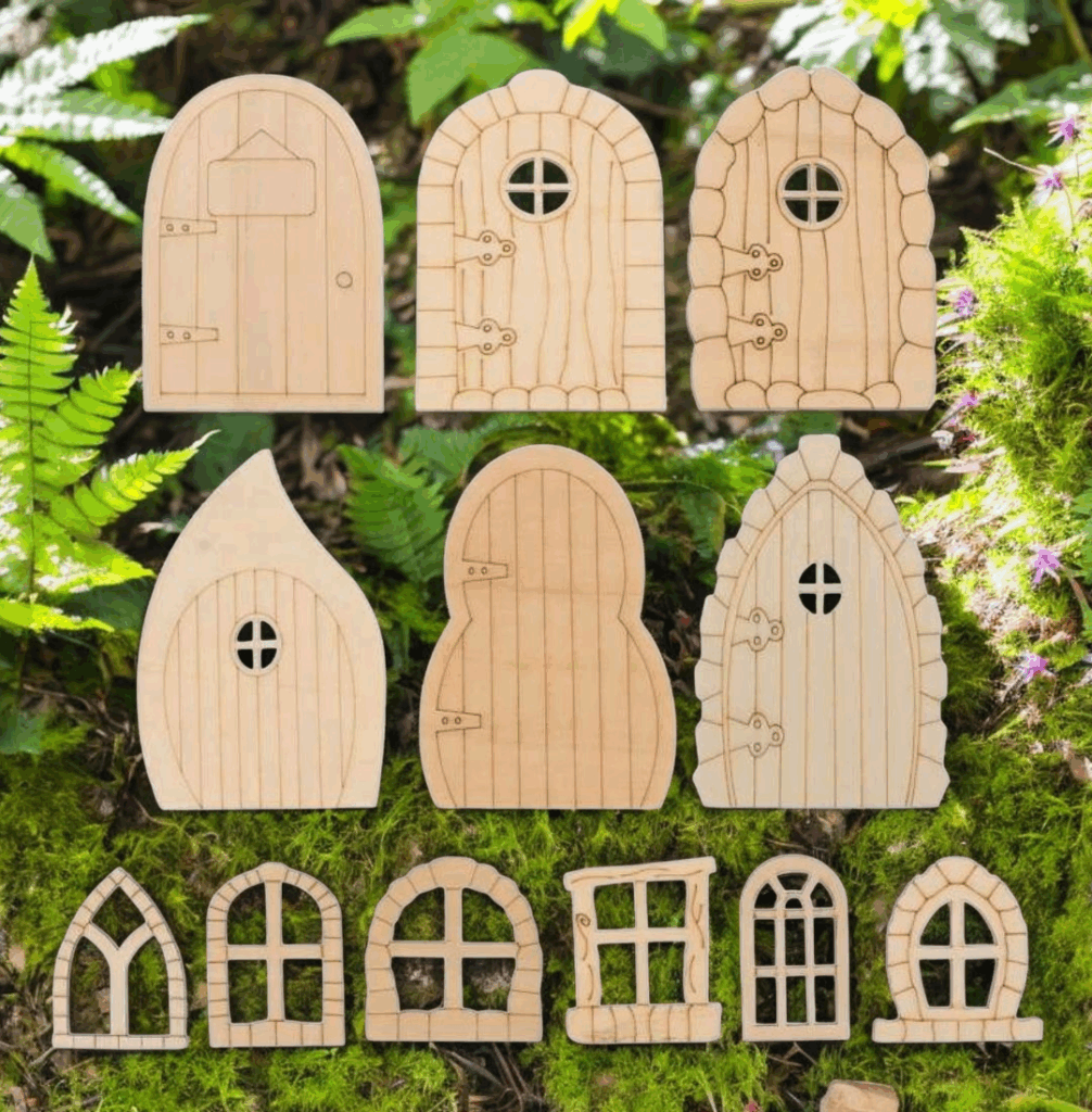 DIY Fairy door & window set (Random) – The Plant Lady